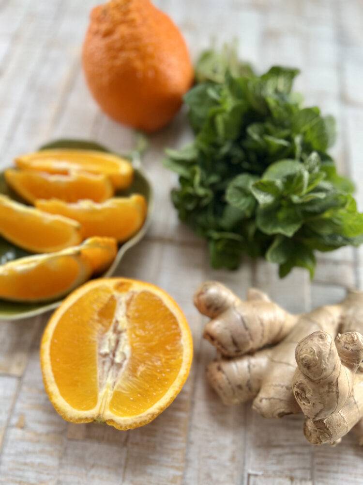 Deliciously Spiced Orange Mint Tea - Let's Go Tomato