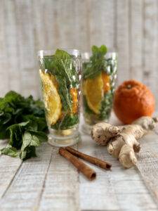 Deliciously Spiced Orange Mint Tea - Let's Go Tomato